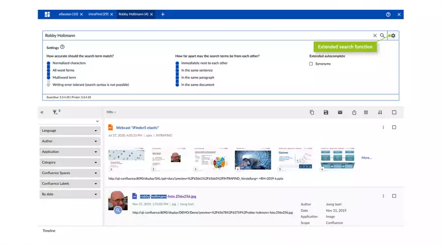 iFinder Confluence Search: Search smart – find faster | IntraFind